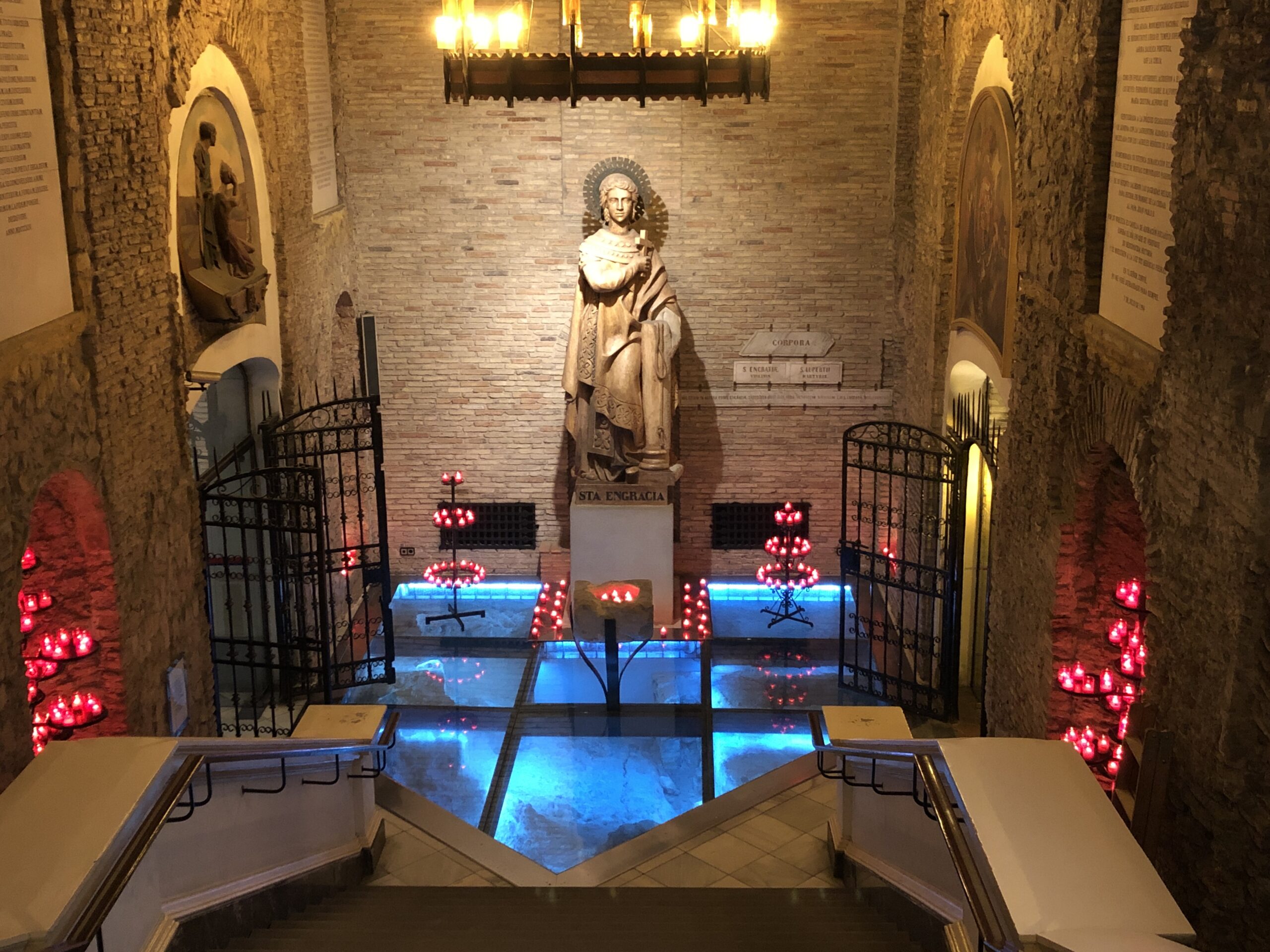 La basílica parroquia de Santa Engracia celebra a su patrona con un ...